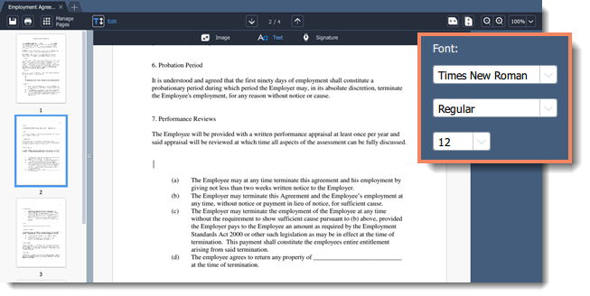 Adding text