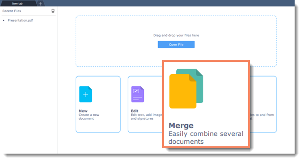 Merging documents