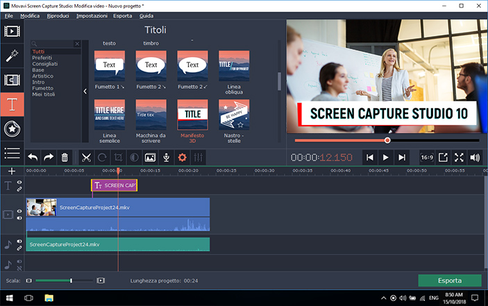 Programma per fare video di Movavi | Creare un video con due clic