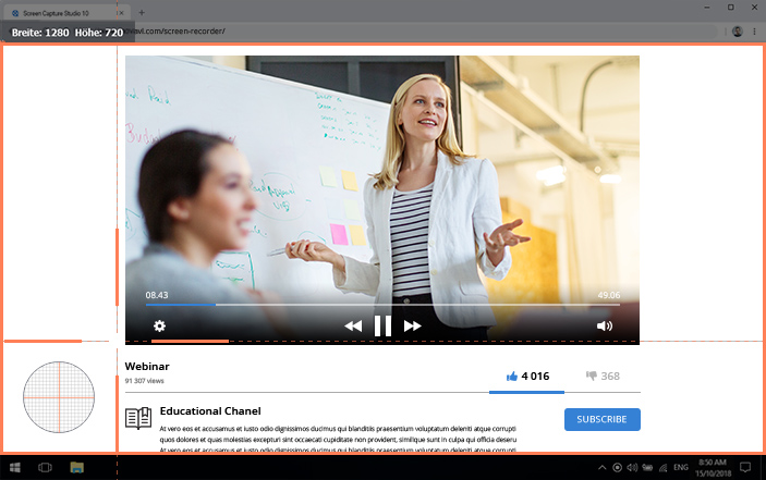 Screen-Recorder | Einfache Bildschirmaufnahme mit Movavi
