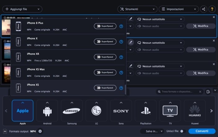 Movavi Video Converter | Convertitore video facile da usare